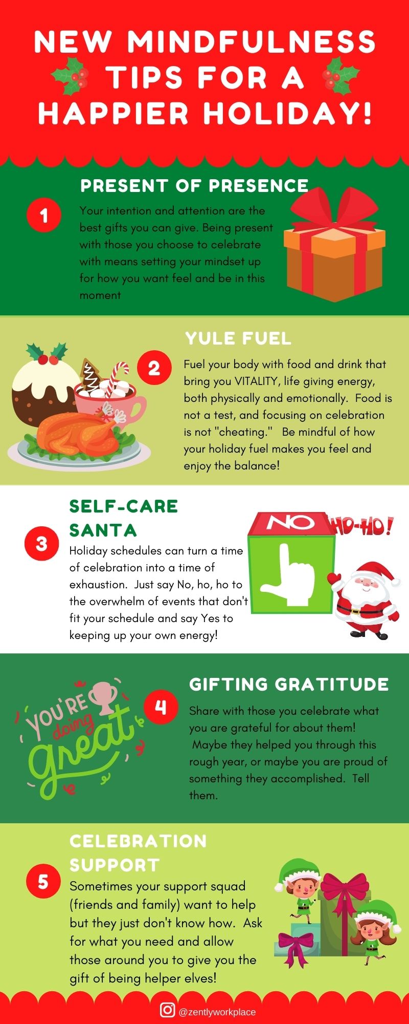 New Mindfulness Tips for a Happier Holiday - Zently Workplace